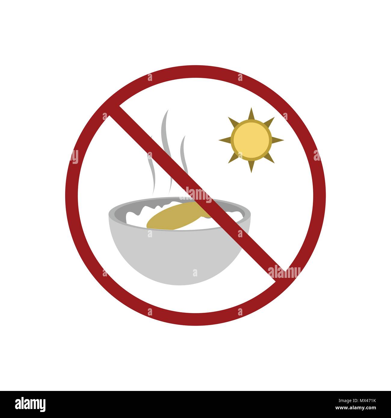 Fasting Sign Symbol Vector Illustration Graphic Design Stock Vector ...