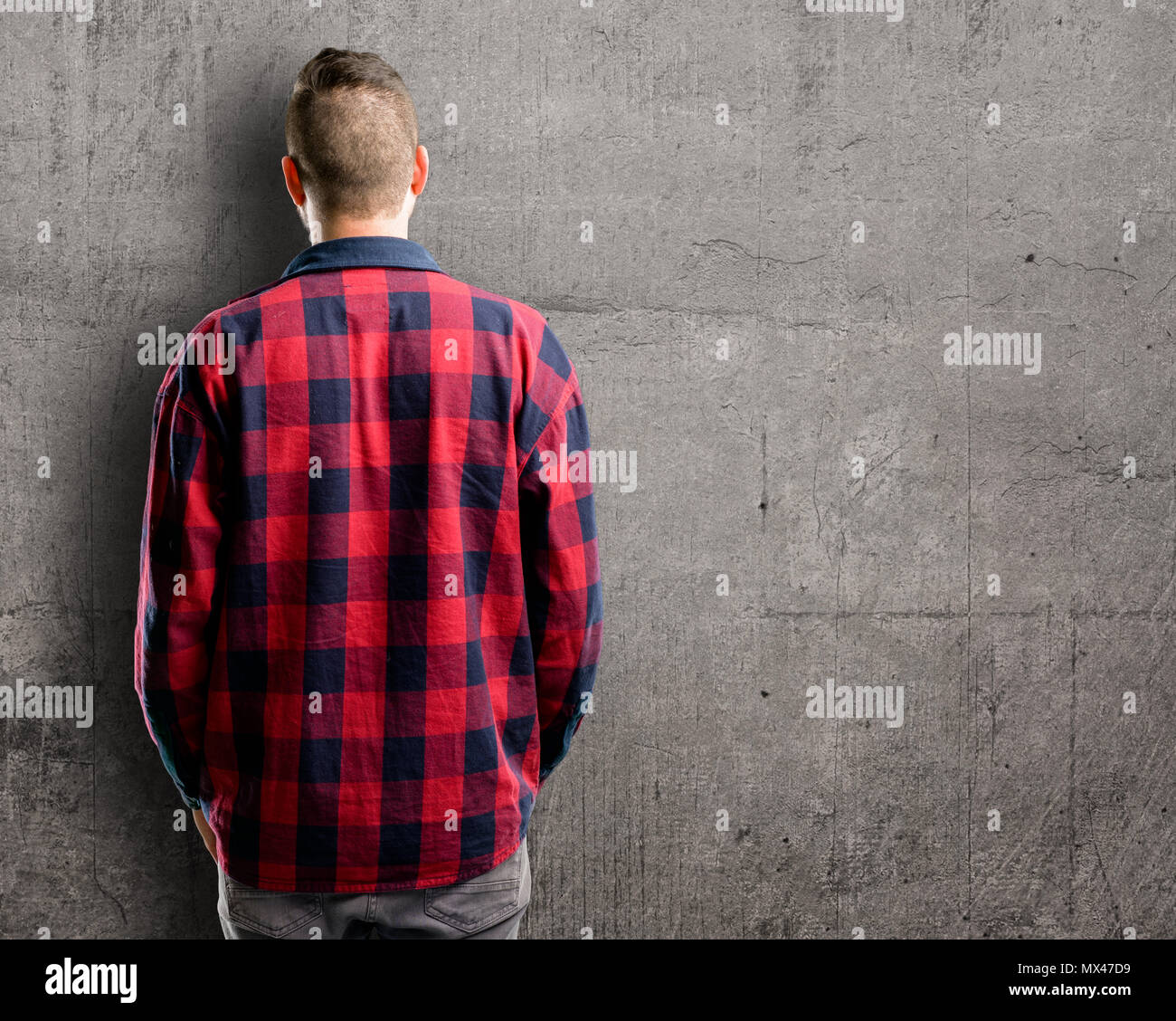 Back view with head turned to side hi-res stock photography and images ...