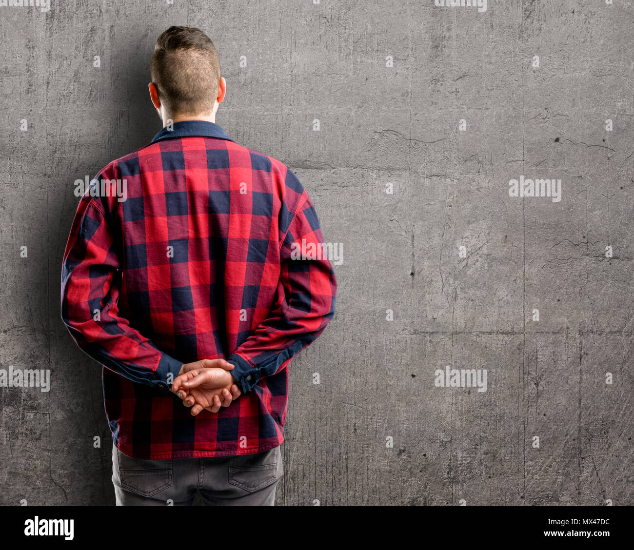 Back view with head turned to side hi-res stock photography and images ...