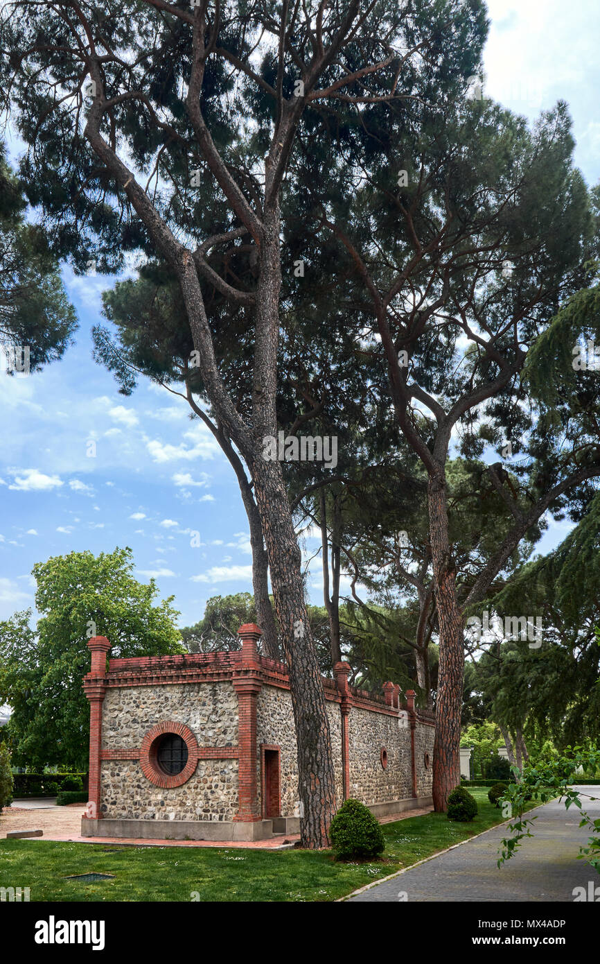Picturesque structure in the Gardens of Cecilio Rodriguez in the Park ...