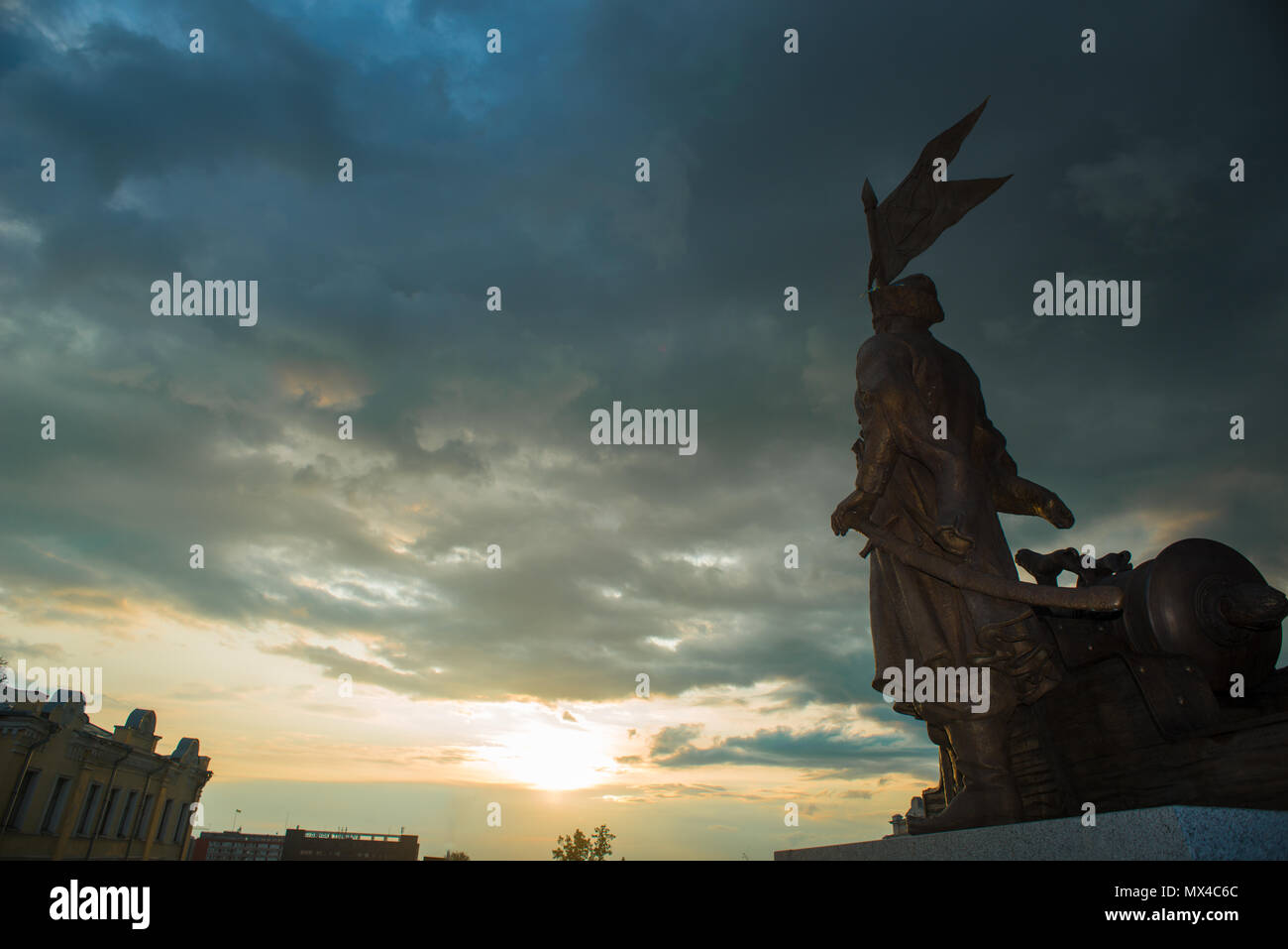 Cossack army flag hi-res stock photography and images - Alamy