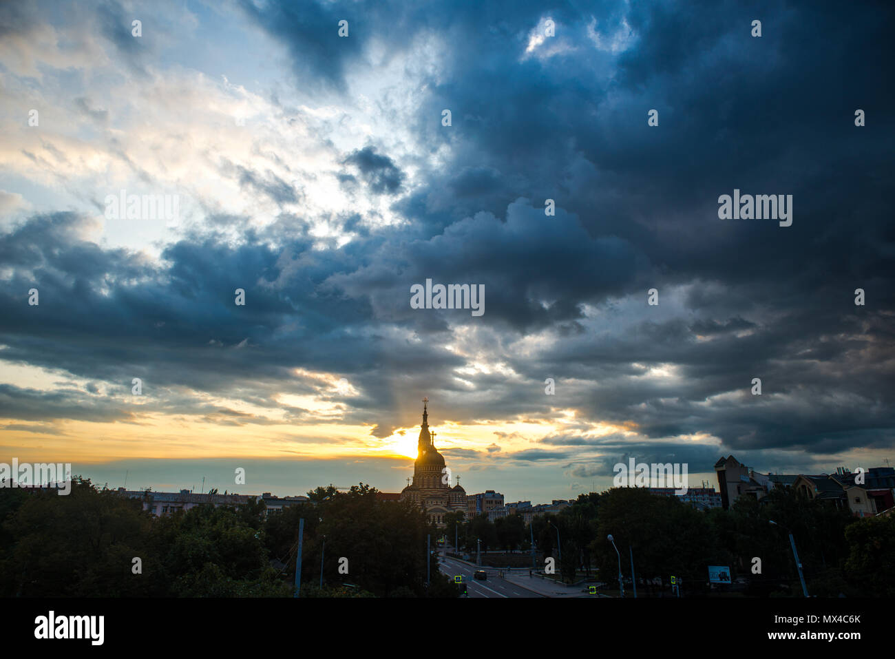 Sunset over the dome hi-res stock photography and images - Alamy