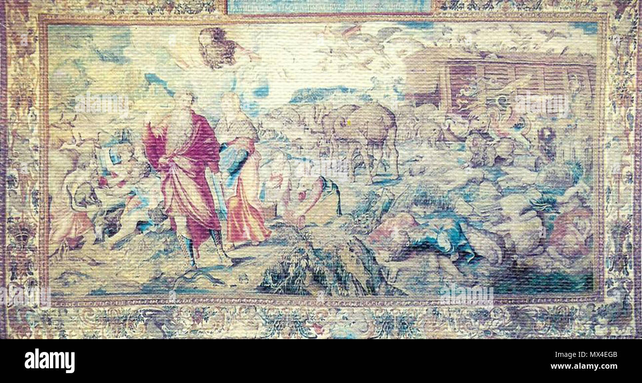 . English: Animals Leaving the Ark, arras from the collection of ...