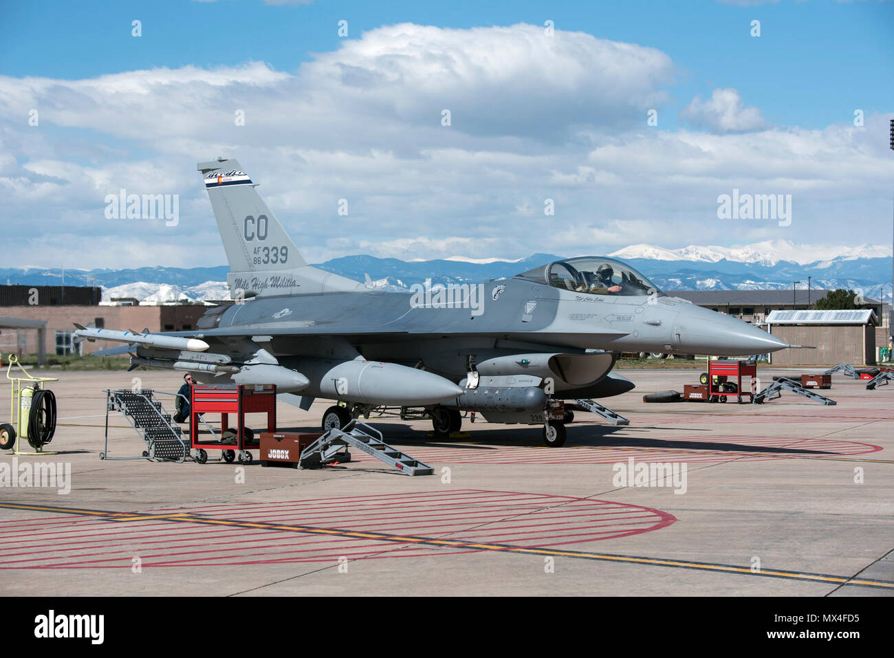 Capt. Travis “Frog” Barnett, a pilot from the 120th Fighter Squadron ...