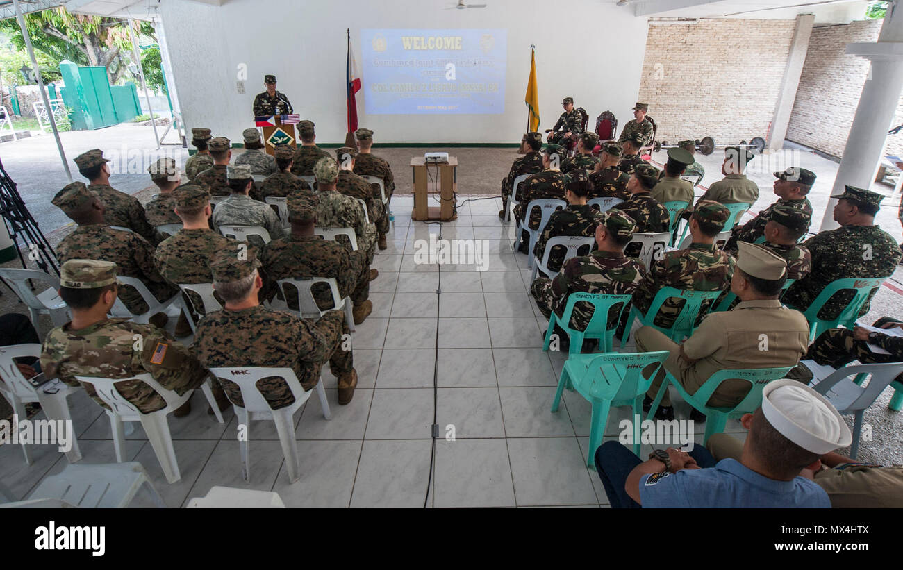 Combined joint civil military operations task force hi-res stock ...