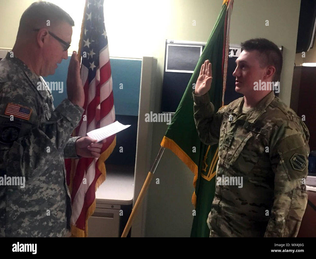 Michigan National Guard Staff Sgt. Jerald Ellsworth, a member of the ...