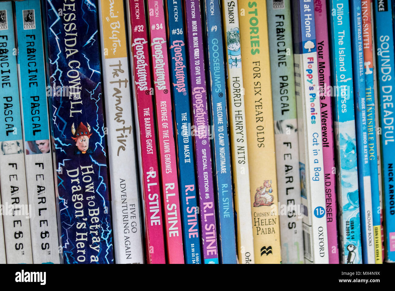 Book spines hi-res stock photography and images - Alamy