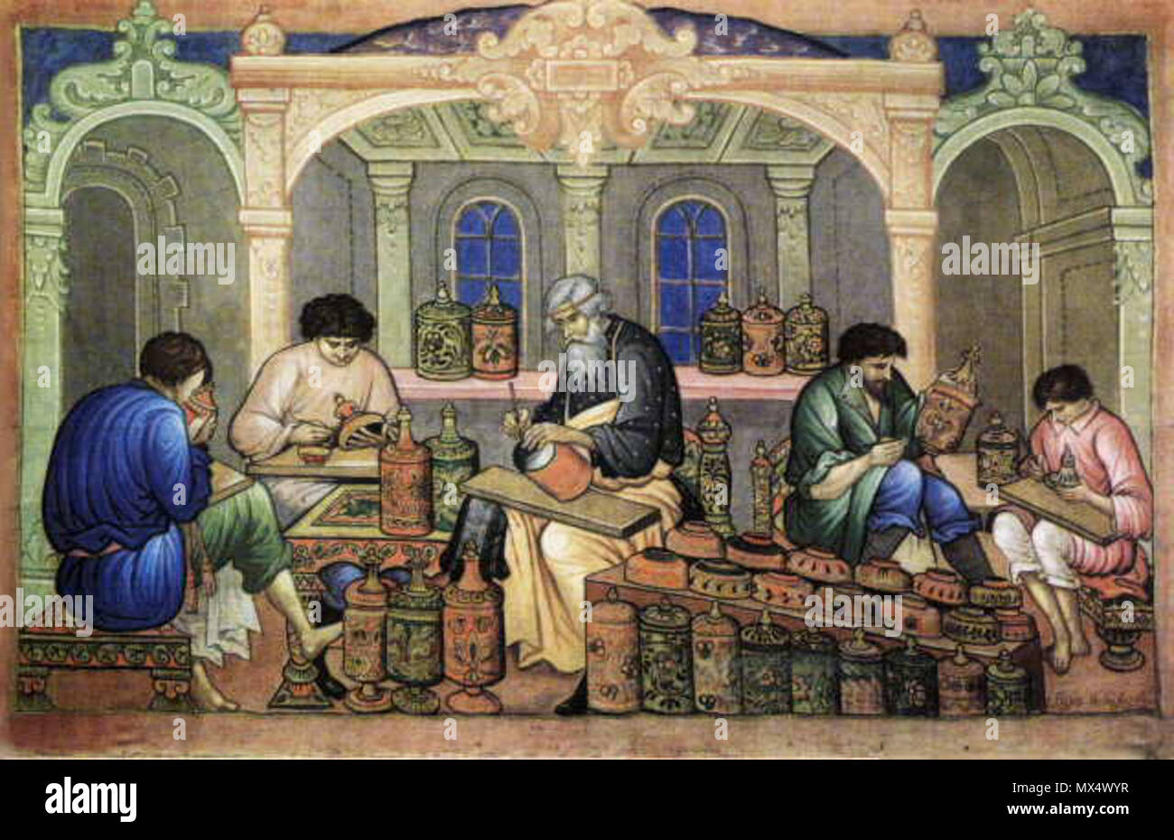Palekh miniature hi-res stock photography and images - Alamy