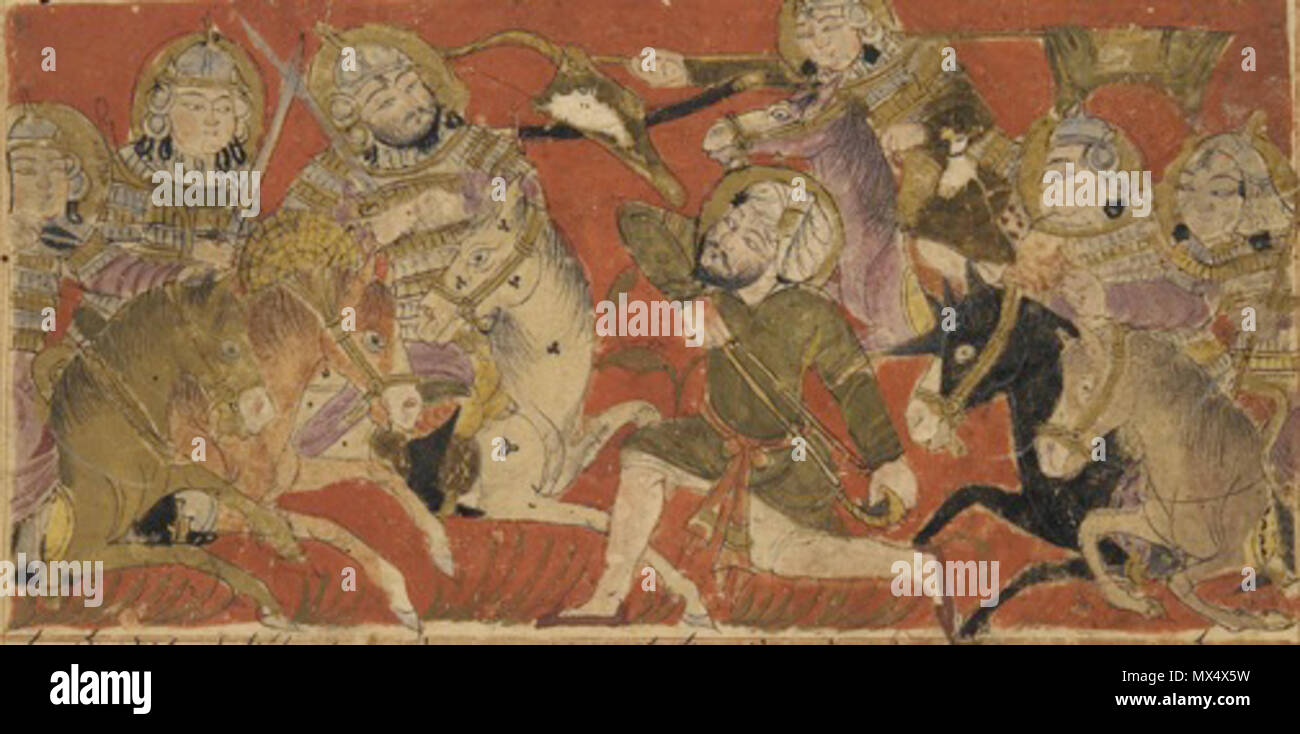 . Folio from a Tarikhnama (Book of history) by Balami . early 14th ...