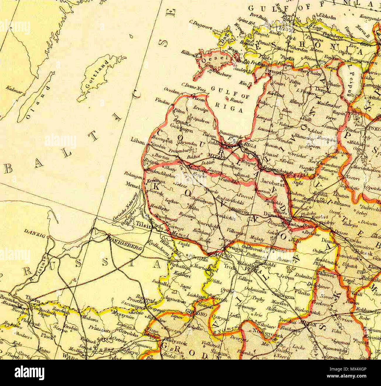 Baltic states history maps hi-res stock photography and images - Alamy