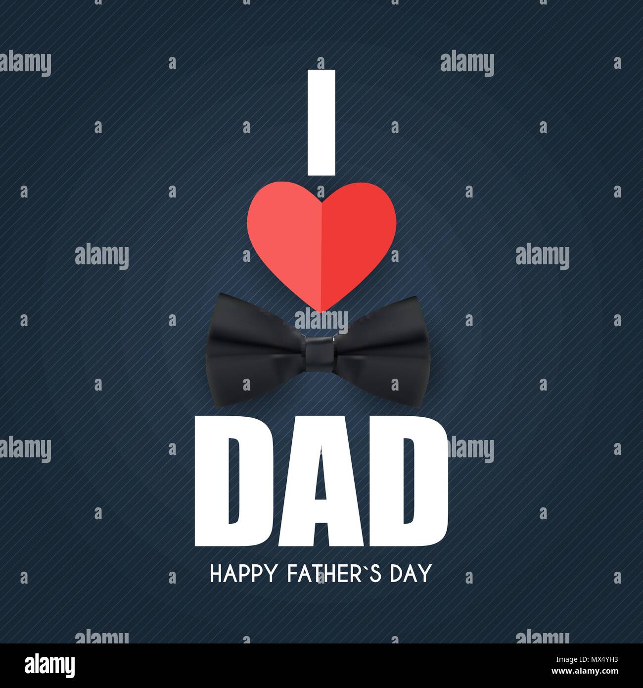 Happy Fathers Day Background. Best Dad Vector Illustration EPS10 Stock ...