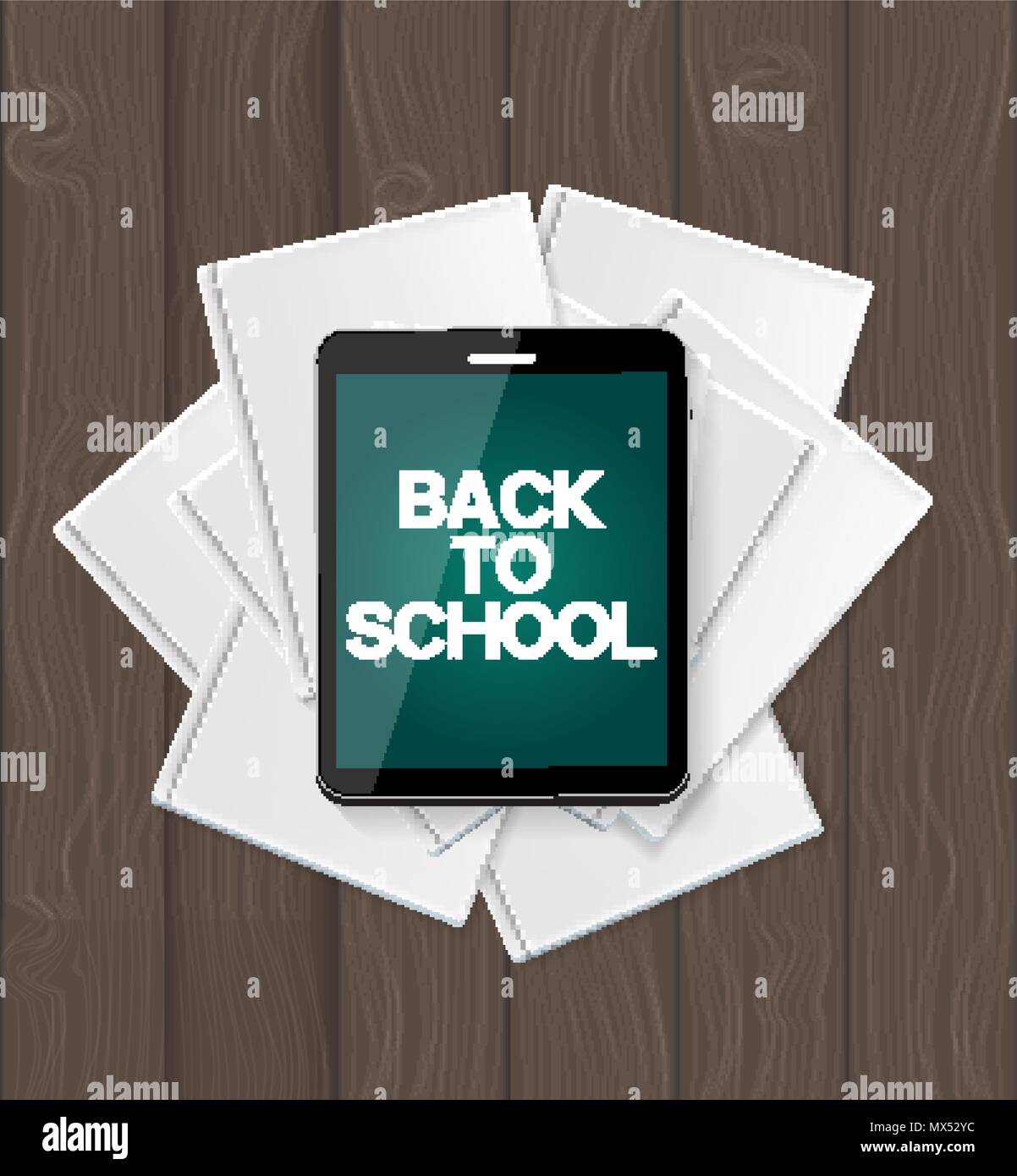 Abstract Back to School Background. Vector Illustration EPS10 Stock ...