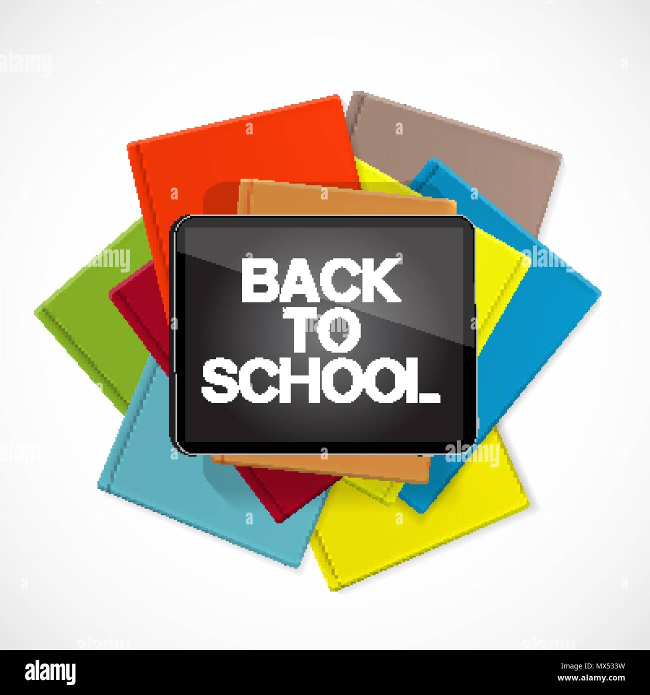 Abstract Back to School Background. Vector Illustration EPS10 Stock ...