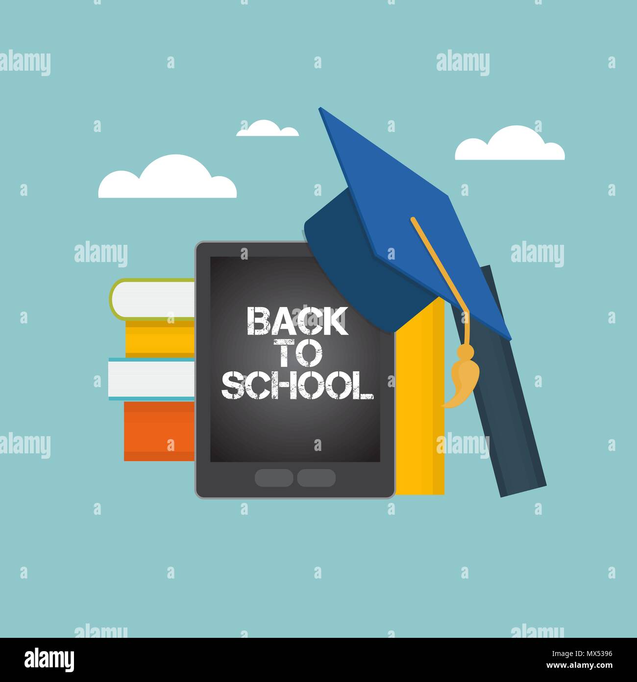 Abstract Back to School Background. Vector Illustration EPS10 Stock ...