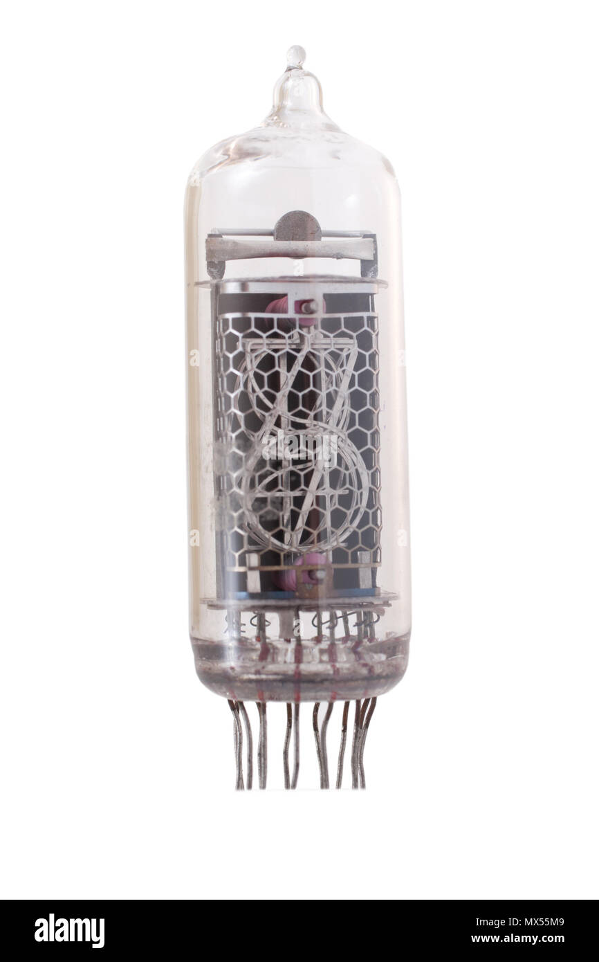 Vacuum electronic radio tubes isolated on white background Stock Photo ...