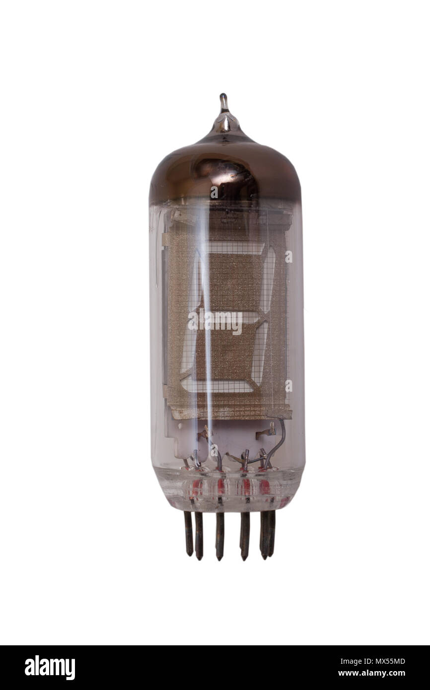 Vacuum electronic radio tubes isolated on white background Stock Photo ...