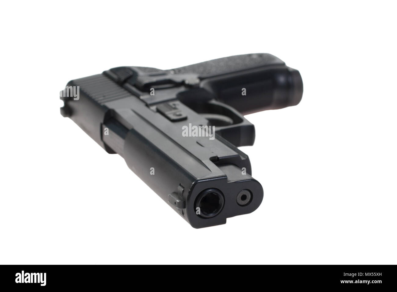 hand gun isolated on white background Stock Photo - Alamy