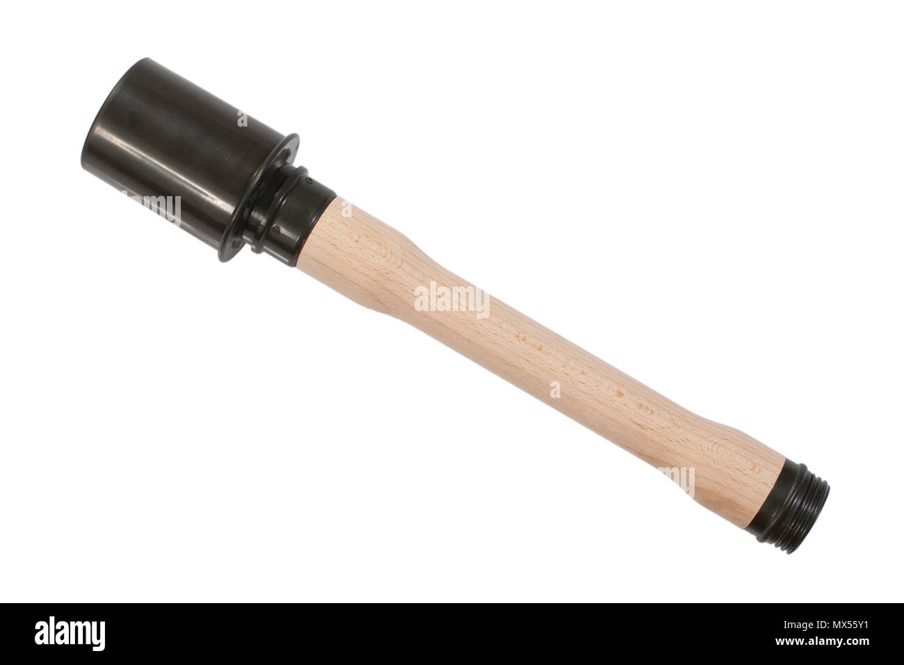German hand grenade M24 isolated on a white background Stock Photo - Alamy