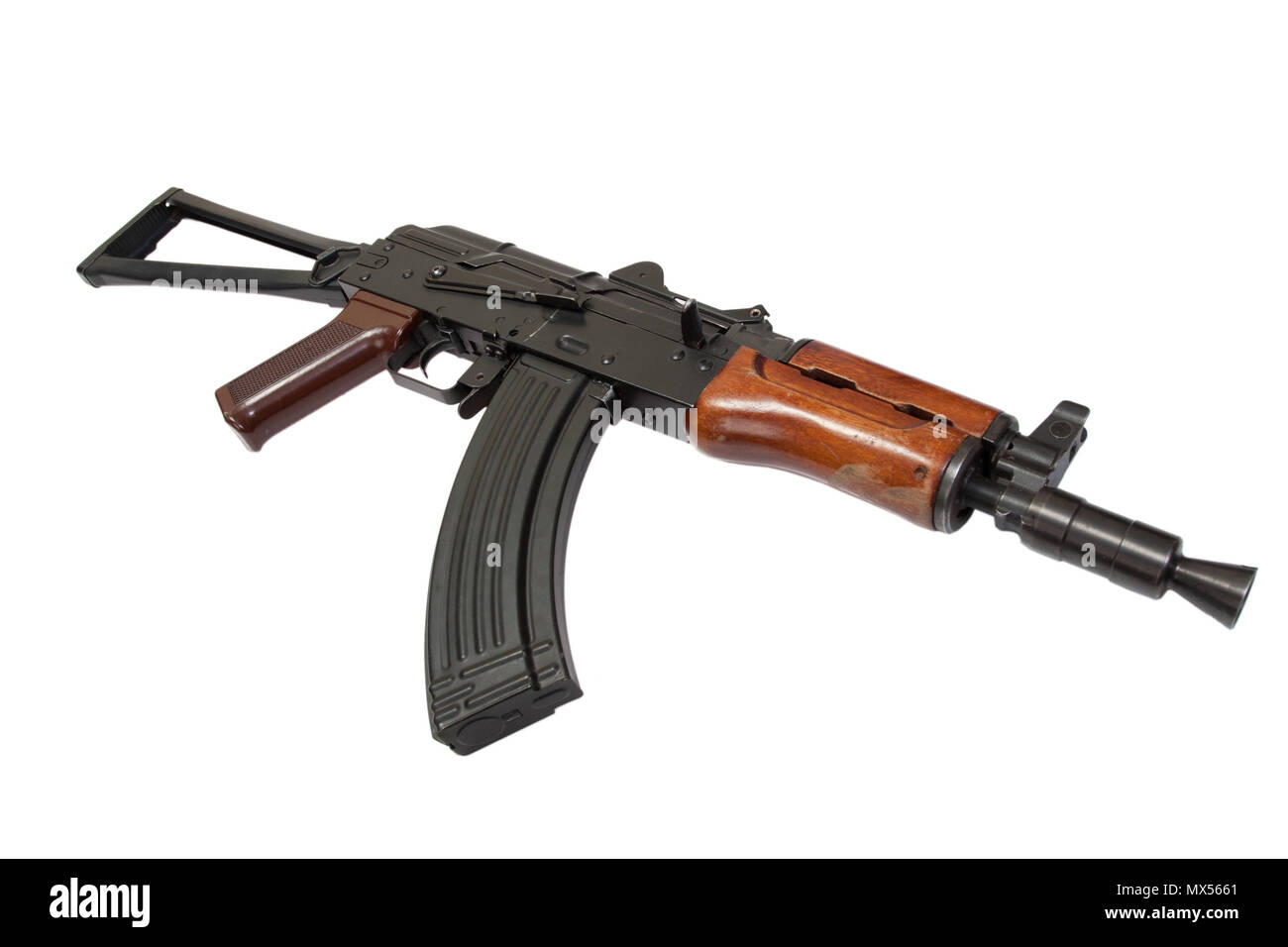 kalashnikov ak spetsnaz isolated on a white background Stock Photo - Alamy