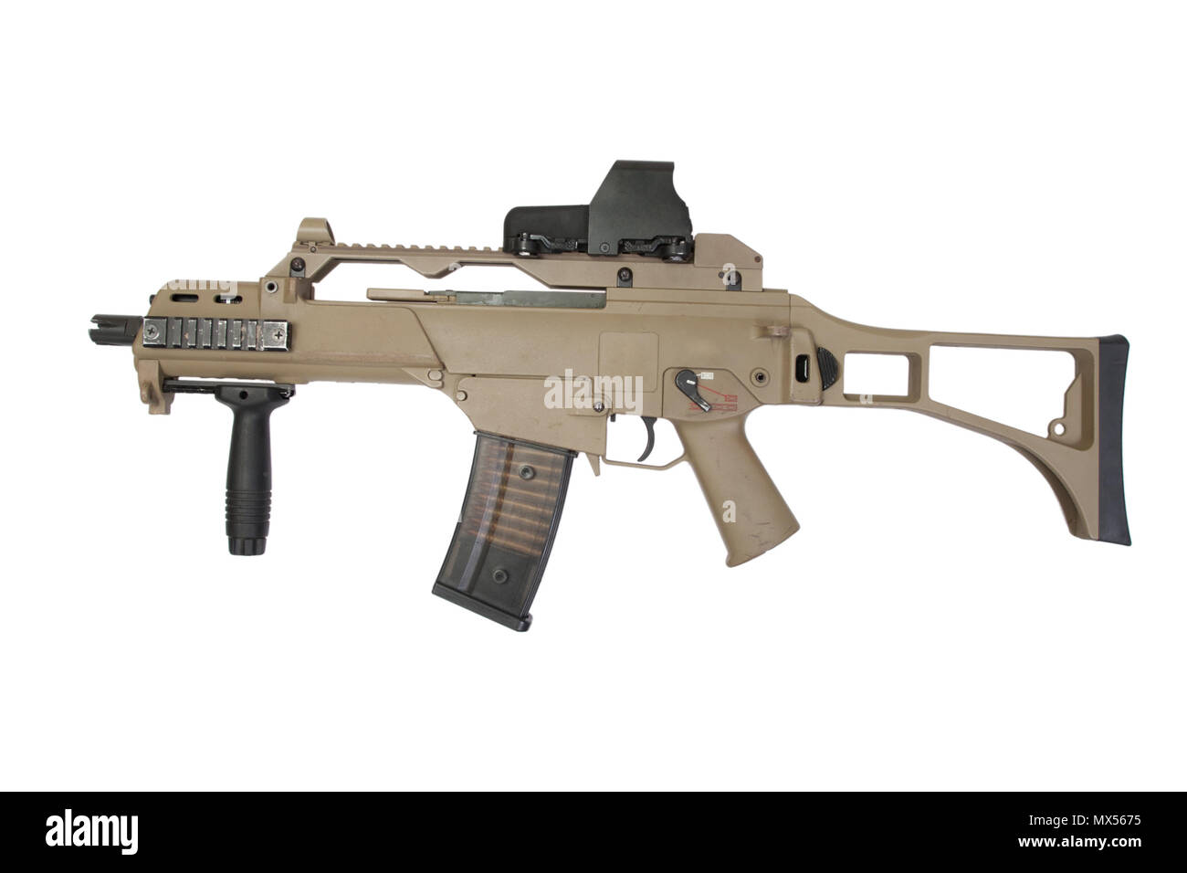 G36 rifle isolated on a white background Stock Photo - Alamy