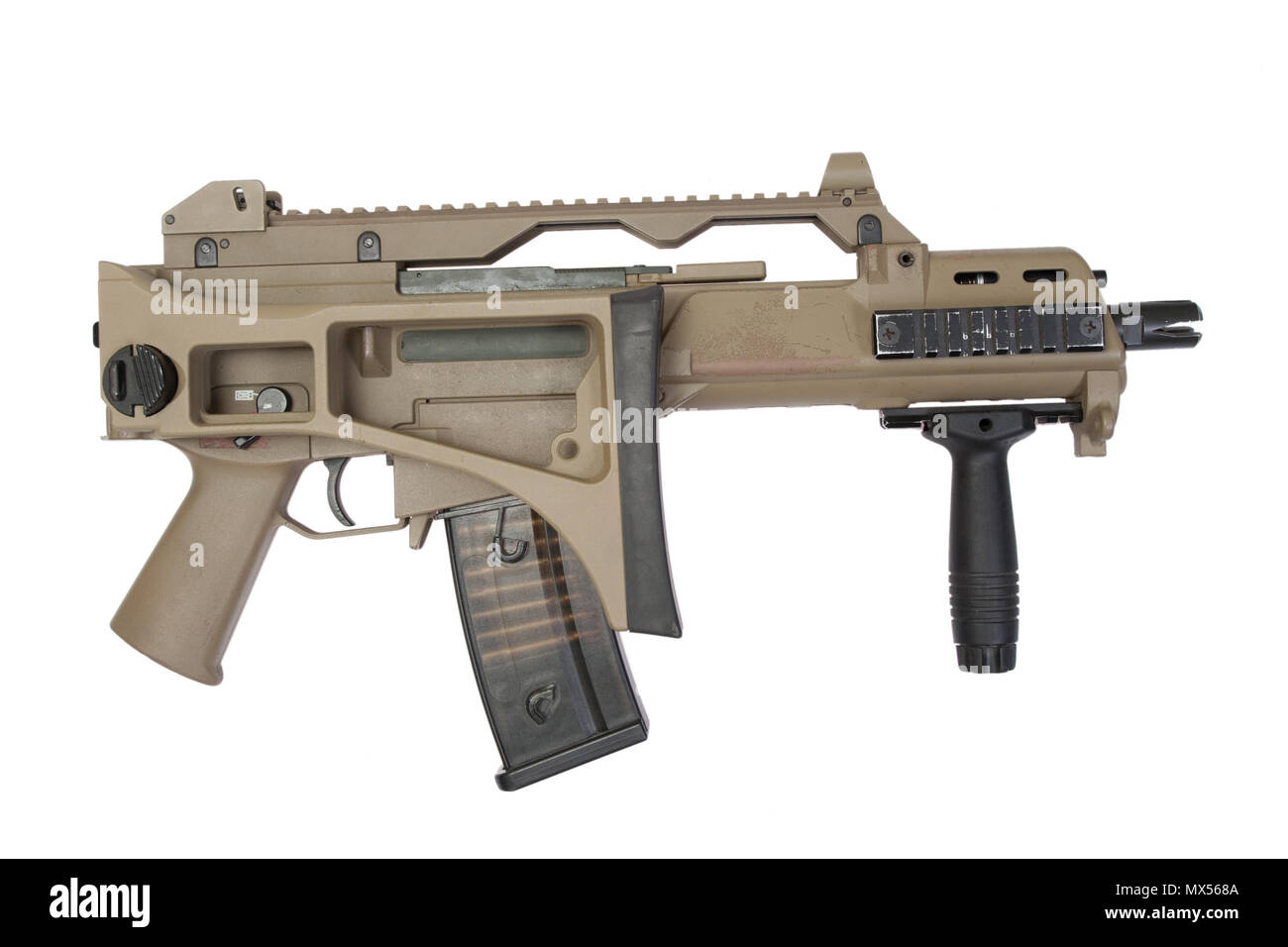 G36 rifle isolated on a white background Stock Photo - Alamy