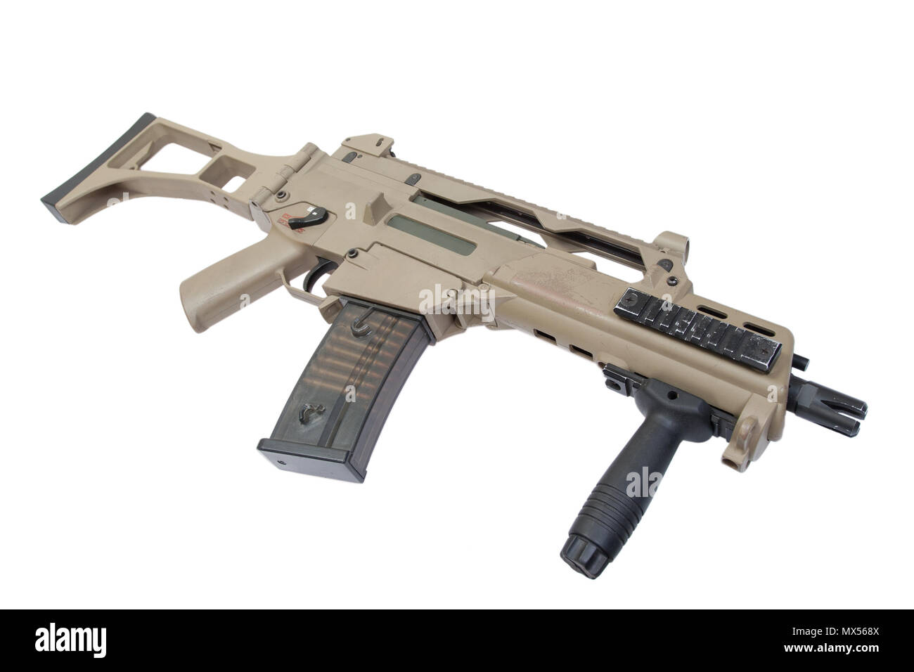 G36 rifle isolated on a white background Stock Photo - Alamy