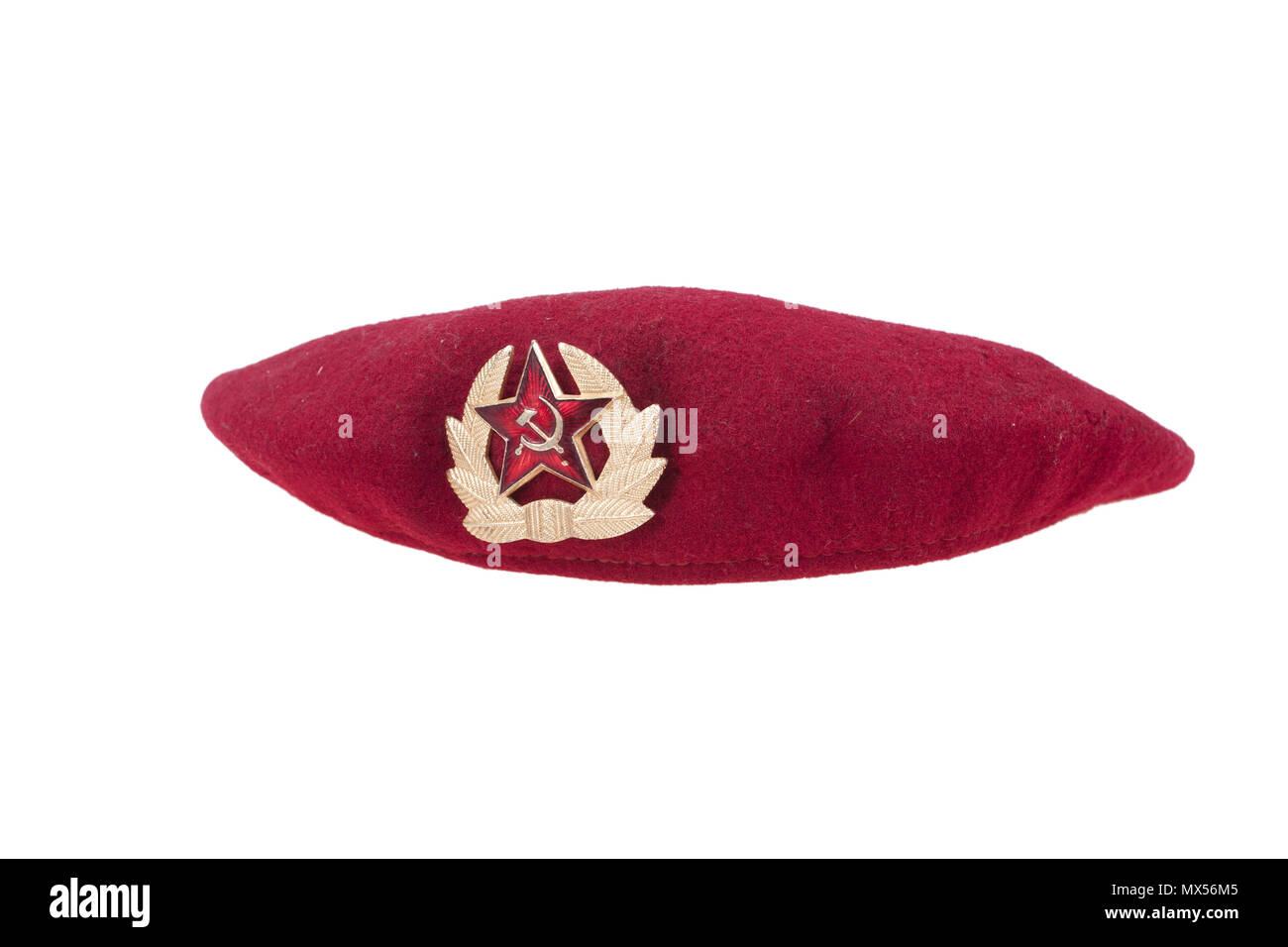 soviet army airborne forces rep beret isolated on white background ...