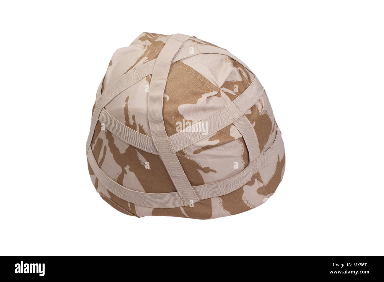 army kevlar helmet with camouflaged cover isolated on white Stock Photo ...