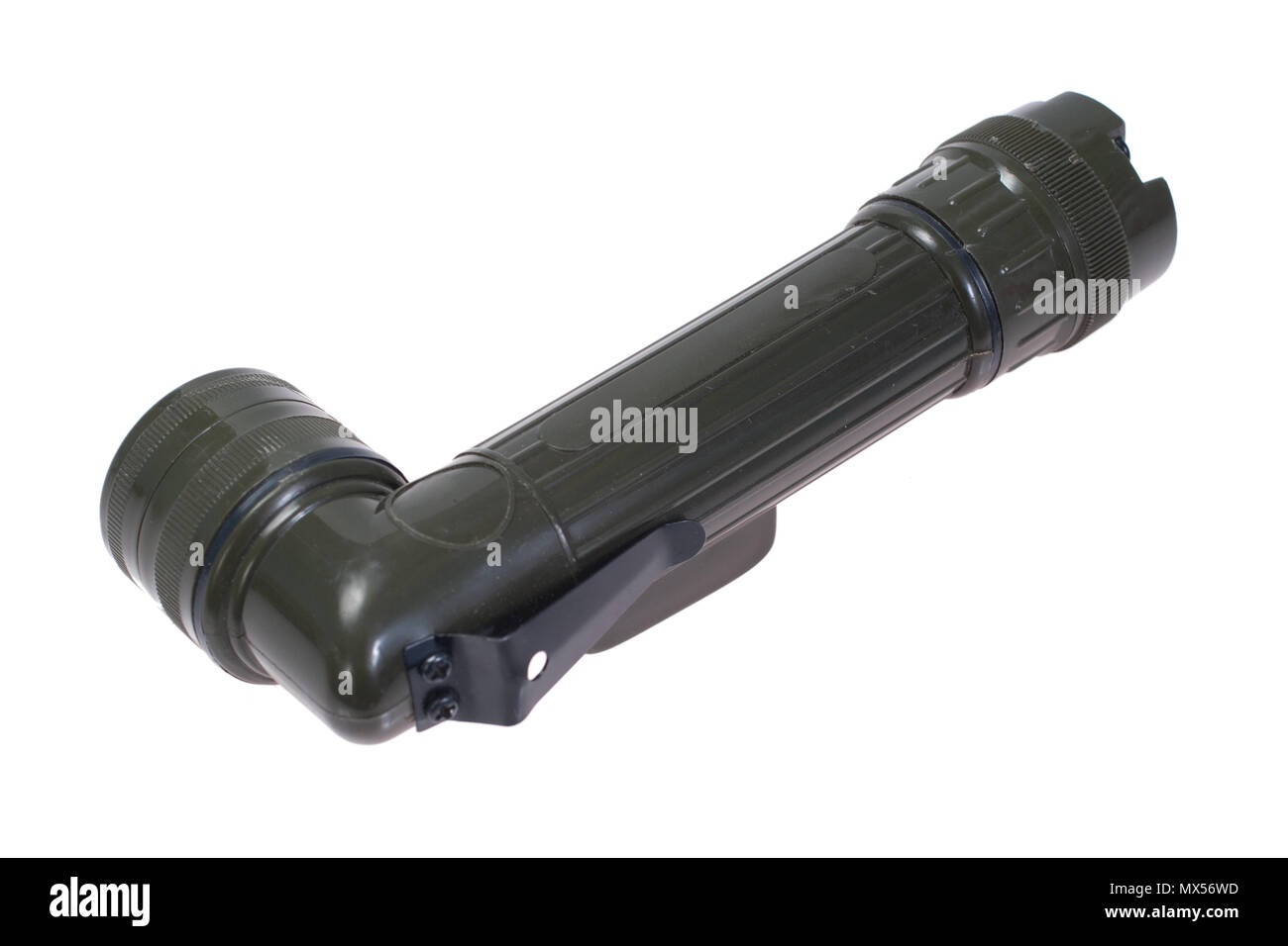 US Army Flash Light on white background Stock Photo - Alamy