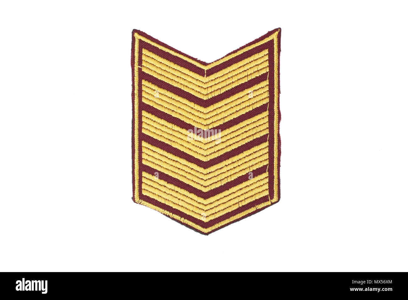 Insignia of military rank isolated on white background Stock Photo - Alamy