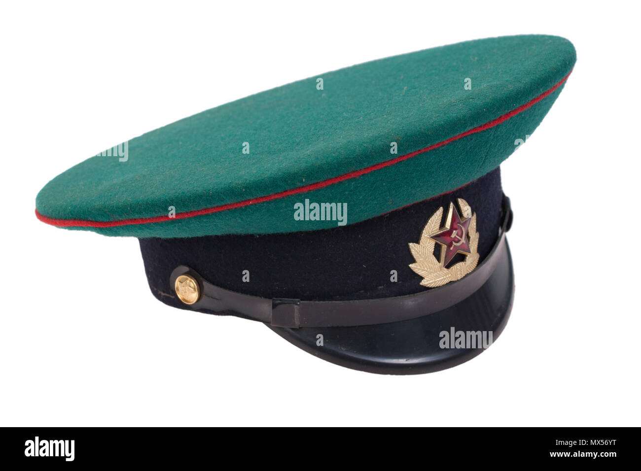 soviet army border guard soldiers cap Stock Photo - Alamy