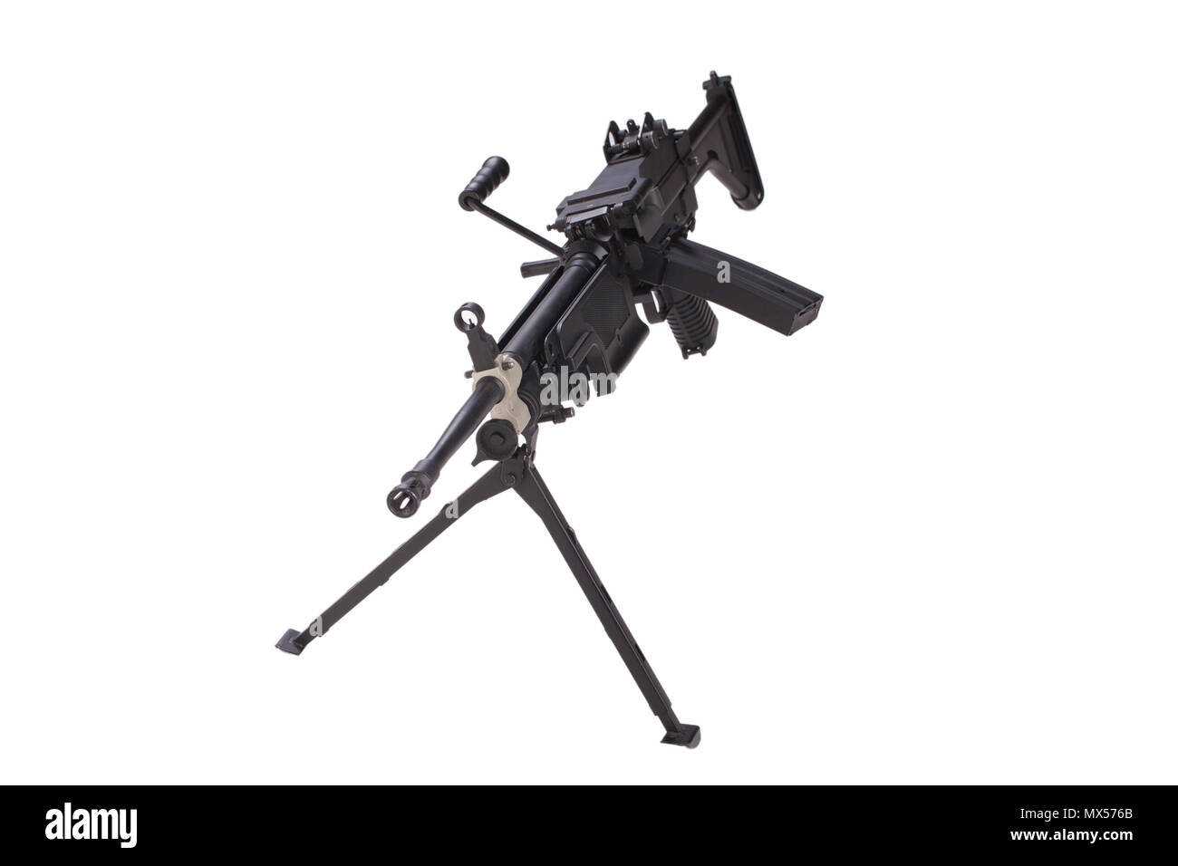 M249 light machine gun Cut Out Stock Images & Pictures - Alamy