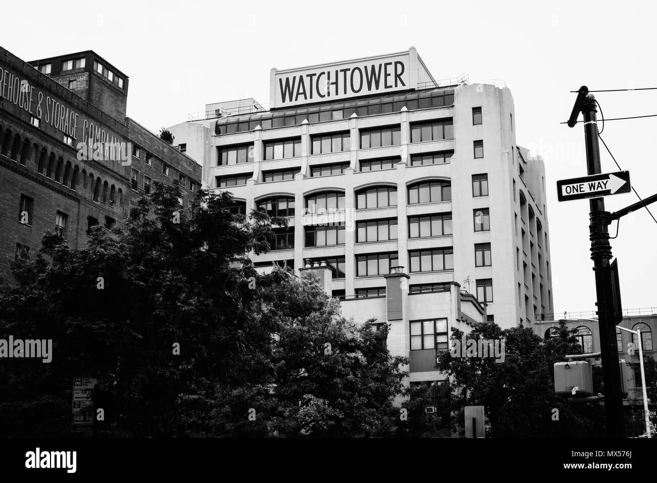 The Watchtower, in DUMBO, Brooklyn, New York City Stock Photo - Alamy