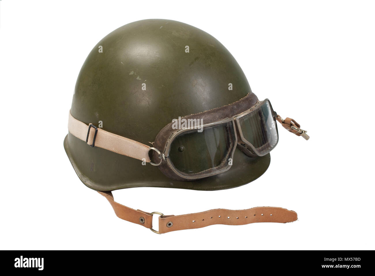 soviet army infantry helmet isolated on white Stock Photo - Alamy