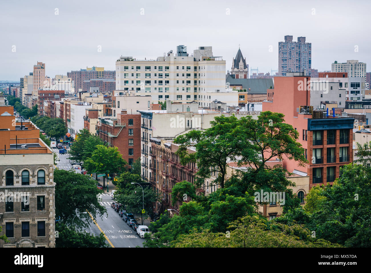 View of Harlem from Morningside Heights, in Manhattan, New York City ...