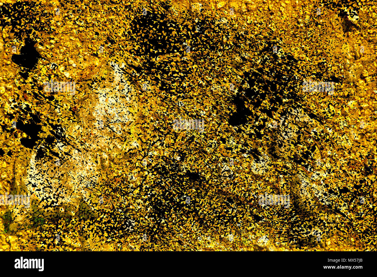 Grunge Ultra yellow Ground like on Mars, land texture, sand surface ...