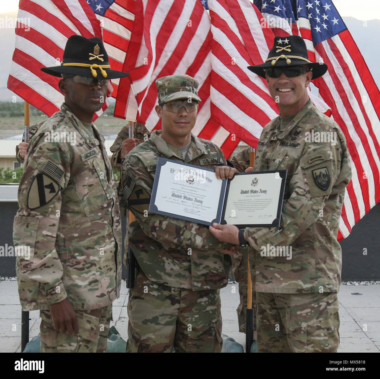 The 1st Cavalry Division Sustainment Brigade hosted a mass reenlistment ...