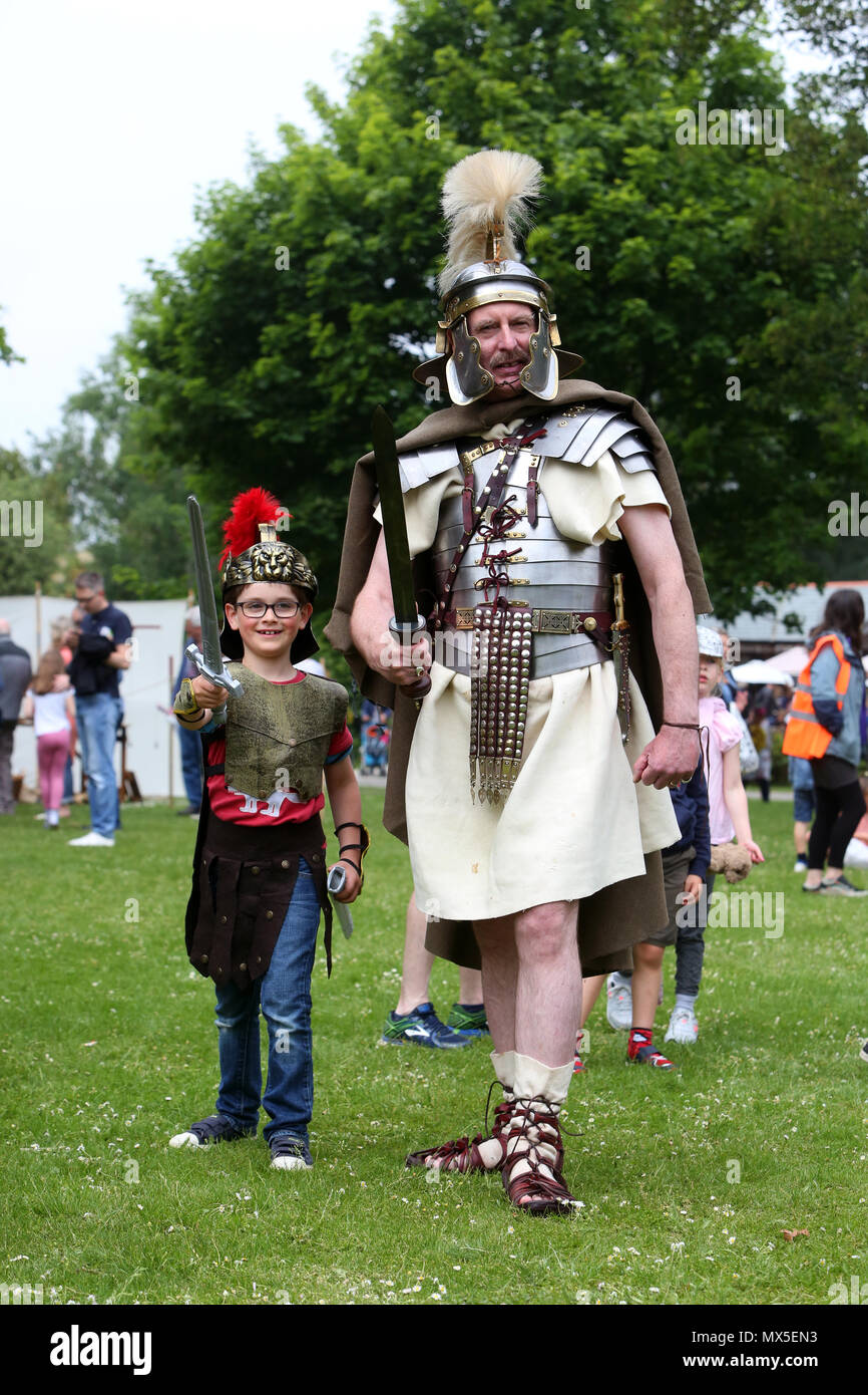 Chichester's Roman Week celebrations pictured taking place with a Roman ...