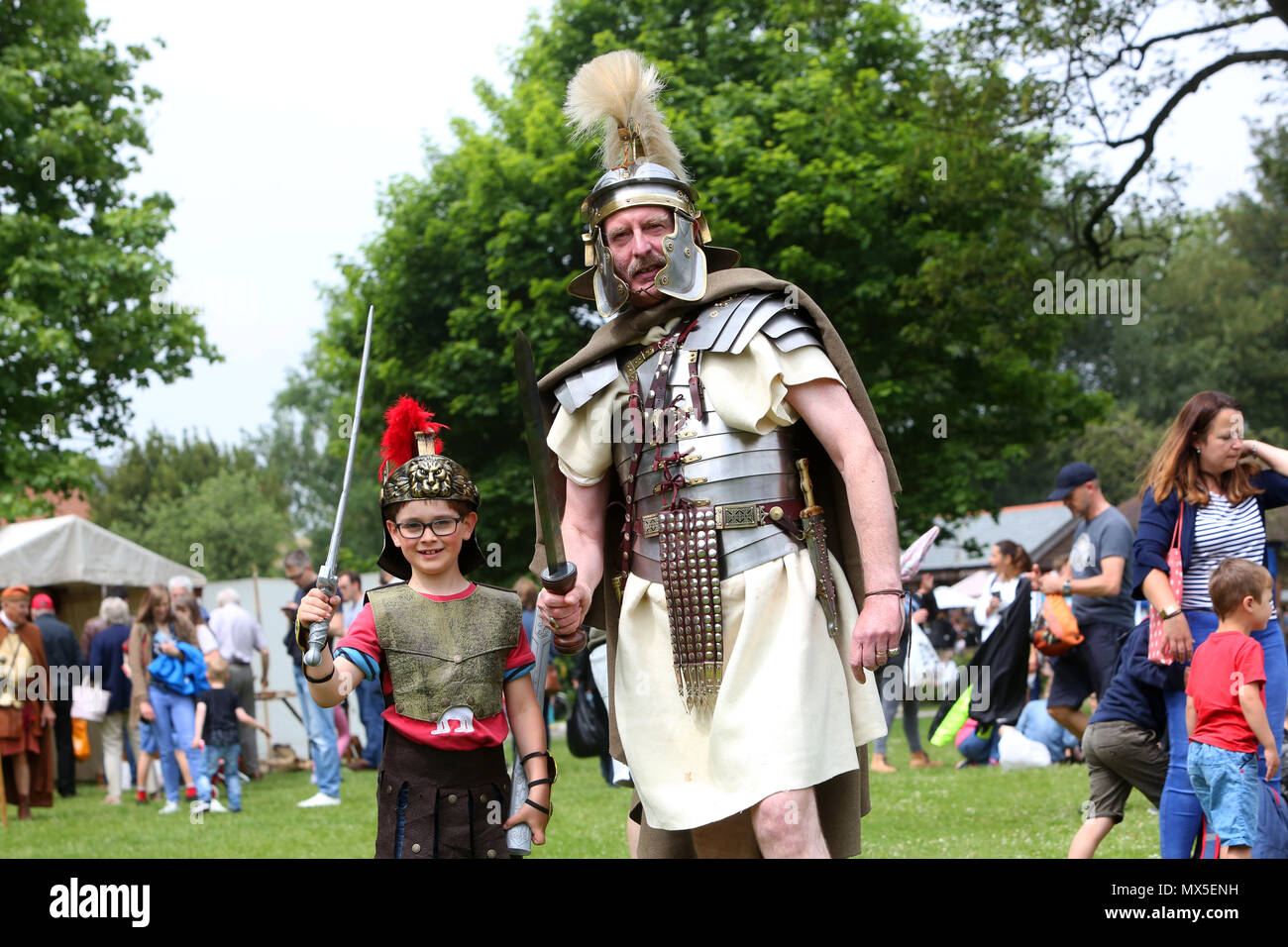 Chichester's Roman Week celebrations pictured taking place with a Roman ...