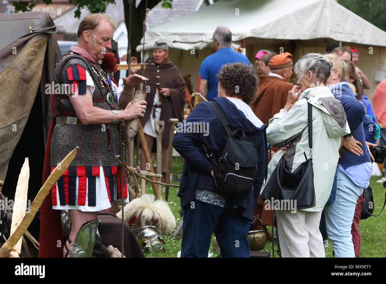 Chichester's Roman Week celebrations pictured taking place with a Roman ...