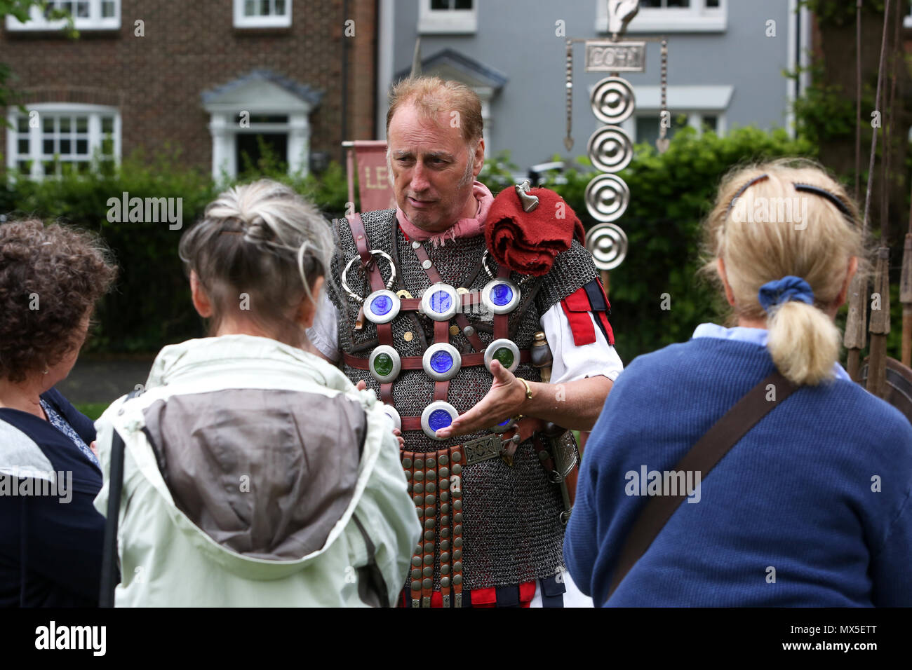 Chichester's Roman Week celebrations pictured taking place with a Roman ...