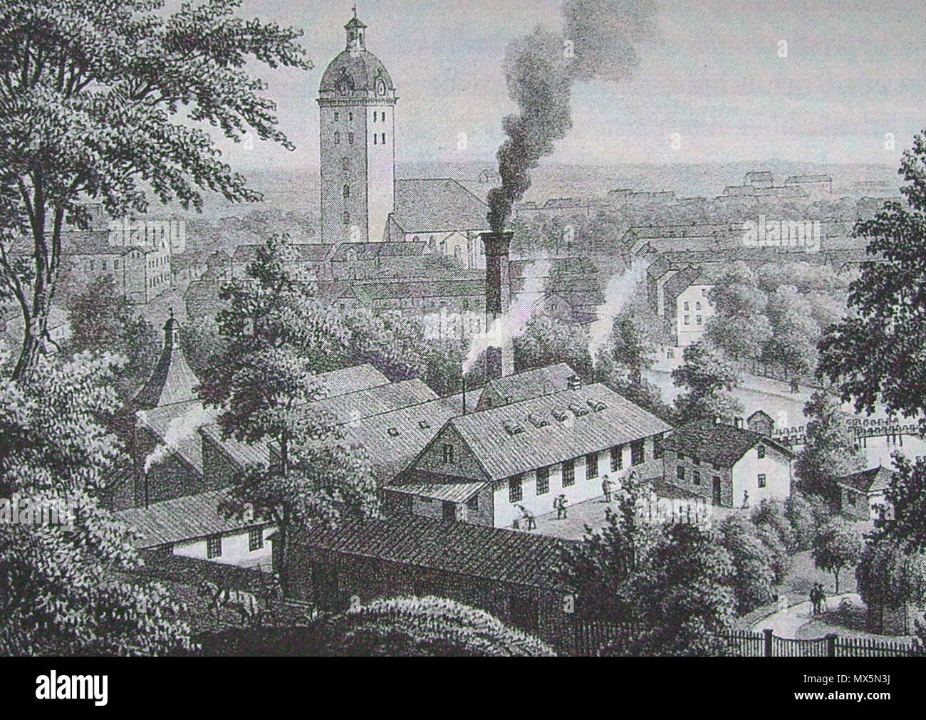 94 Borås väveri 1871. Edward Davies, Charles Hill, William Robertson ...