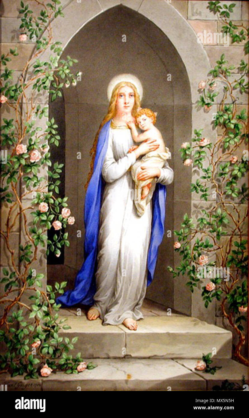 . Madonna and Child . 1800s. Carl Joseph Geiger – Austrian painter ...