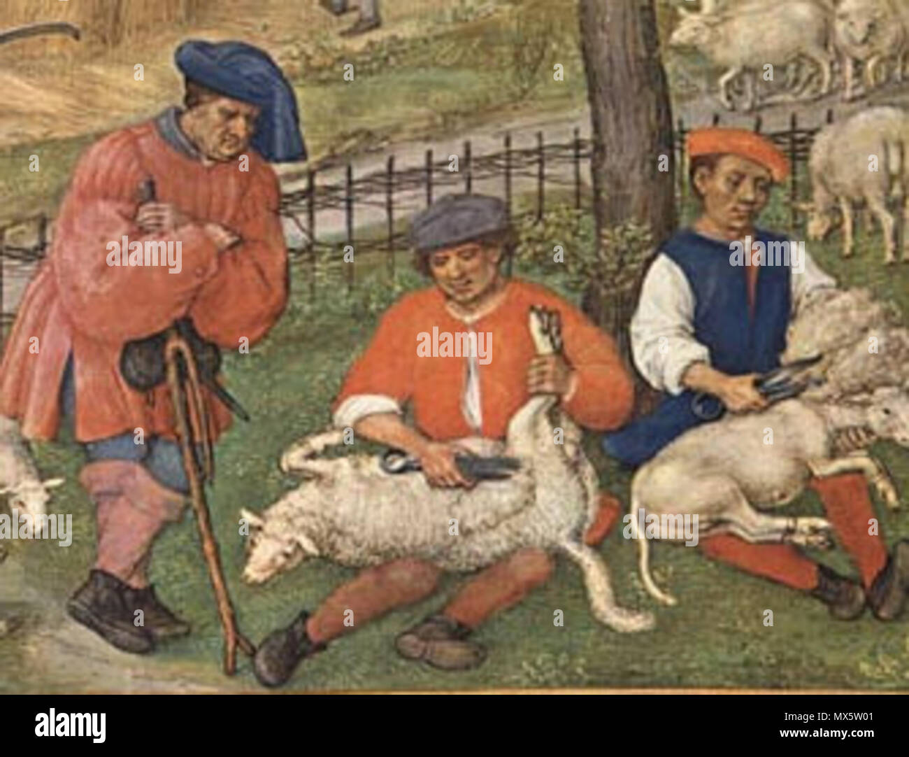 . Juli, Brevarium Grimani, fol. 8v (Flemish) . circa 1510. Gerard ...