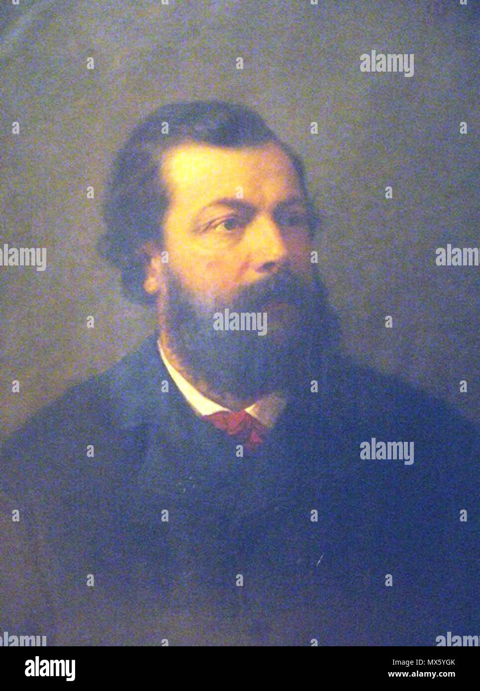 . Italiano: Ritratto di Gian Lorenzo Basetti, olio su tela di Cecrope ...