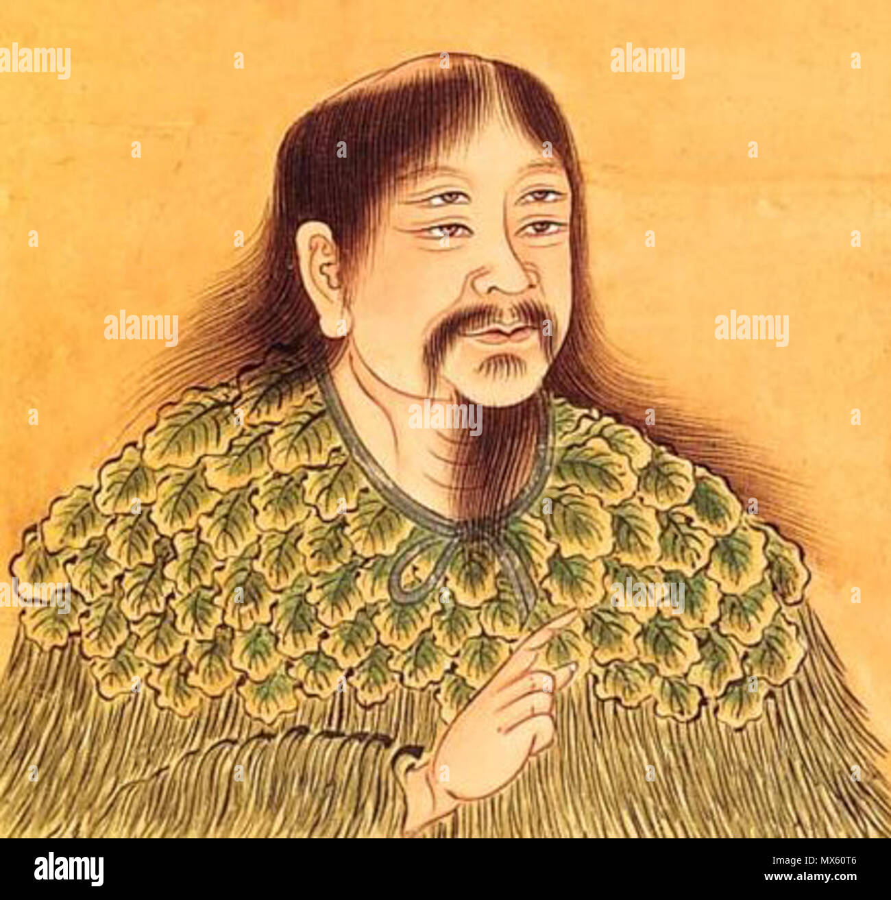 . English: Tsang-Kié, inventeur des caractères chinois (Cangjie ...