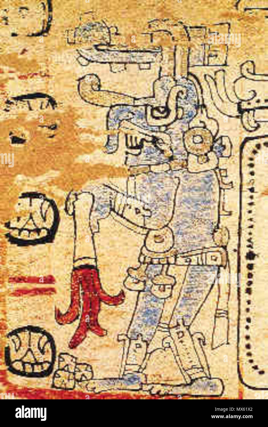 121 Chac códice maya Stock Photo - Alamy