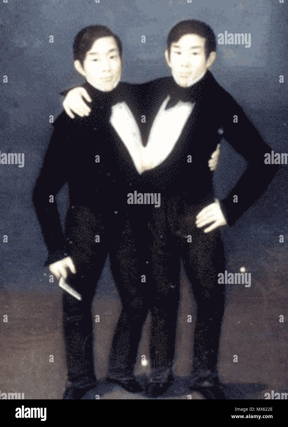 . Chang & Eng Bunker (1835 or 1836) - public domain 'The image featured ...