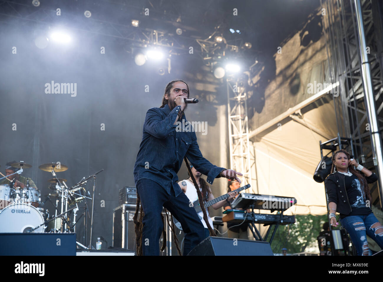 Toronto, Canada, 02nd June, 2018, Damian Marley, youngest son of reggae ...
