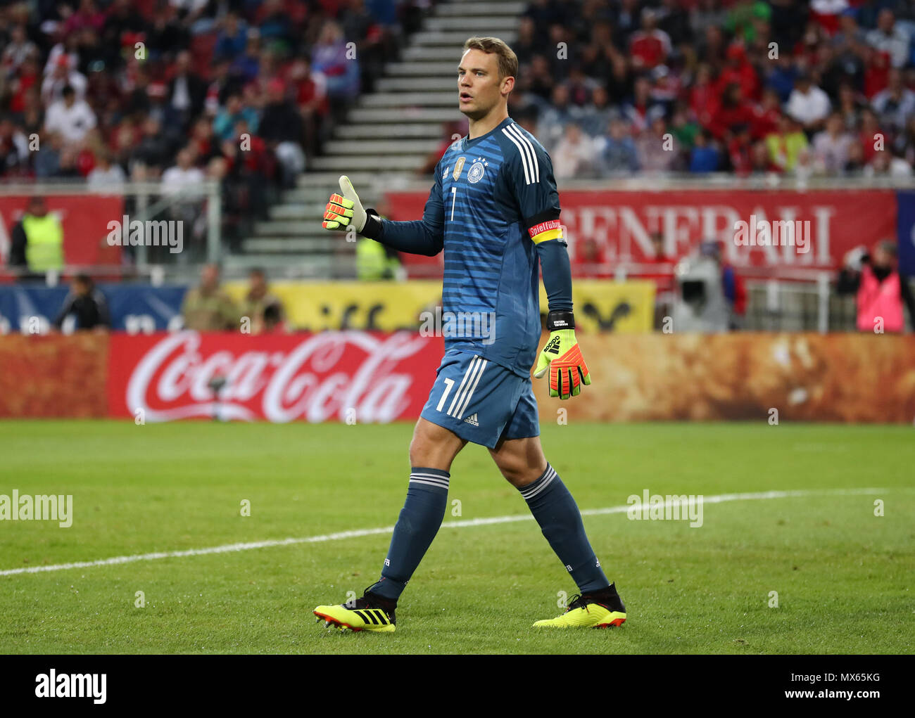 02 June 2018, Austria, Klagenfurt: Soccer international friendly ...